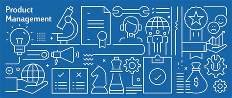 트렌디 한 선형 스타일의 벡터 제품 관리 배너 디자인 웹 페이지 배너 프리젠 테이션라인 아트 스타일 추상 패턴 개념에 대한 스톡 벡터 아트 및 기타 이미지 Istock