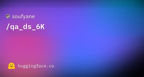 Soufyaneqads6k · Datasets At Hugging Face