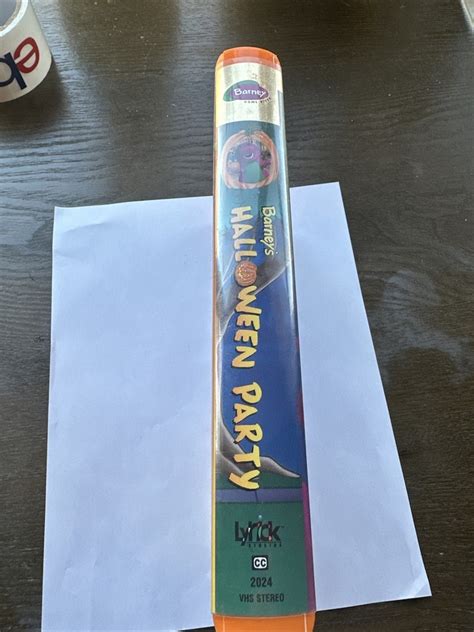 Barney Barneys Halloween Party Vhs 1998 45986020246 Ebay