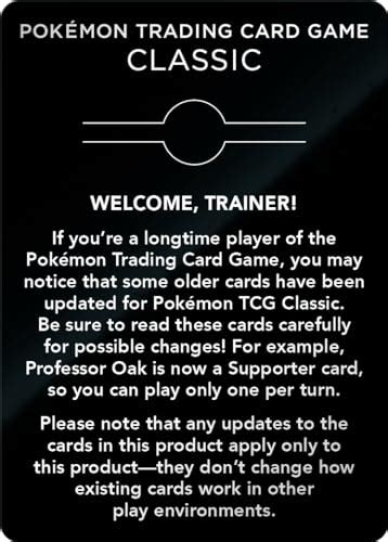 Pokémon Tcg Trading Card Game Classic Best Price