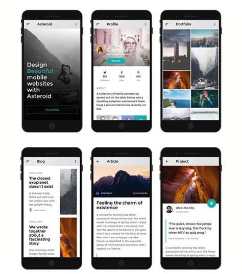 Best JQuery Mobile Web Templates DesignMaz