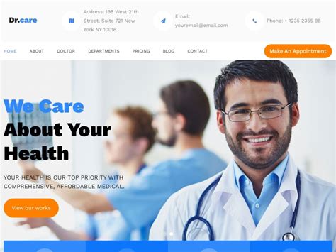 drcare Портфолио Шаблоны bootstrap bootstrapТема