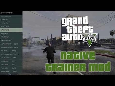Script Hook V Native Trainer GTA5 Mods Com