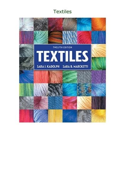 DOWNLOAD PDF Textiles