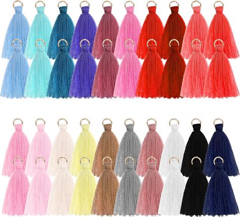 200pcs Small Tassels For Keychain Making Small Tassels For