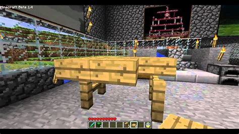 Minecraft How To Make A Bed Chair Couch And Table YouTube