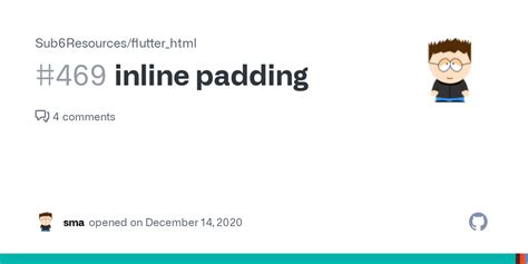 inline padding · issue 469 · sub6resources flutter html · github