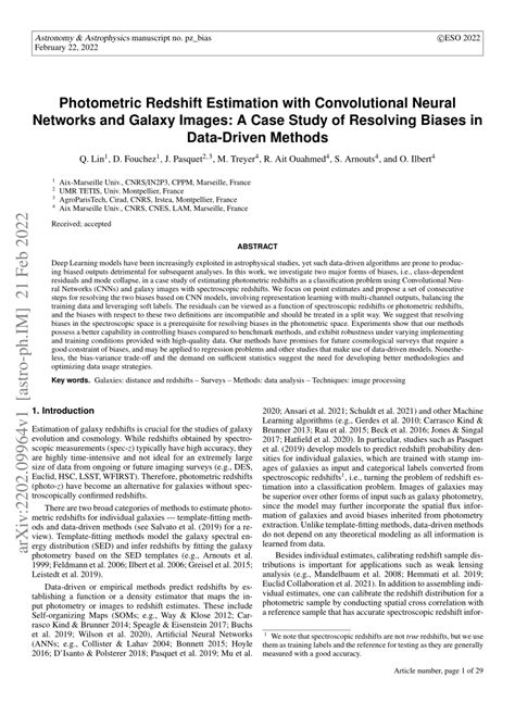 Pdf Photometric Redshift Estimation With Convolutional Neural Networks And Galaxy Images A