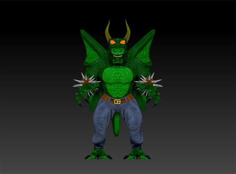Dragon Humanoid 3d Model