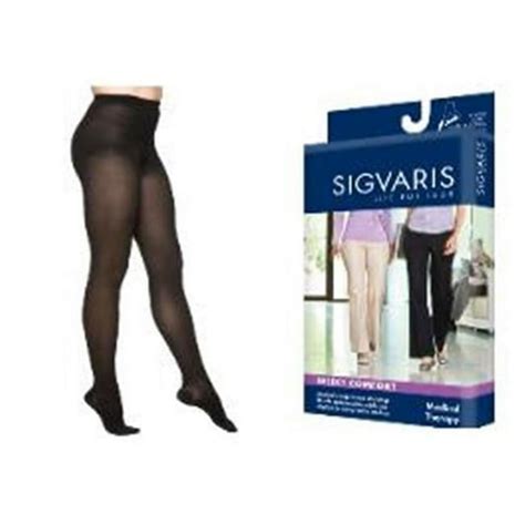 Sigvaris Essential 862 Opaque 20 30 Closed Toe Maternityplus