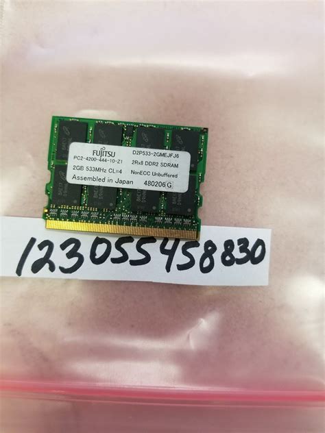 2gb 2rx8 Ddr2 Pc2 4200 Ddr2 533 533mhz 172pin Micro Dimm Non Ecc Dual Rank 128x8 Ebay
