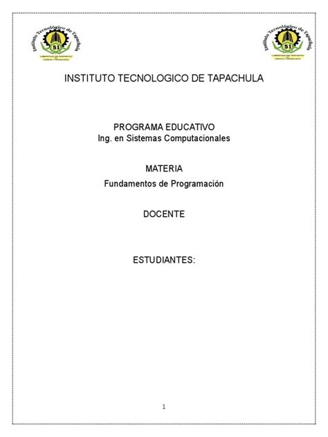 Unidad 2 Algoritmos Fundamentos De Programacion Pdf Algoritmos