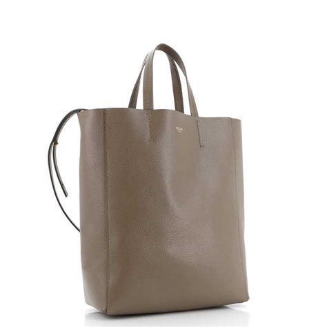 Celine Vertical Cabas Tote Grained Calfskin Small Gem
