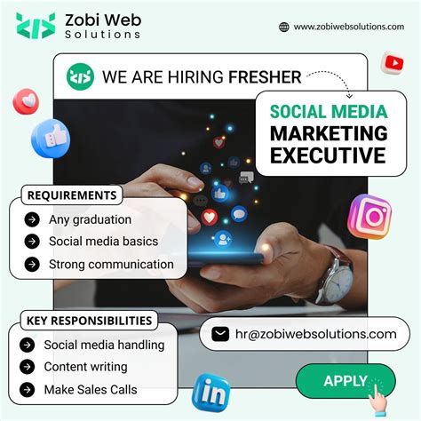 Zobi Web Solutions Private Limited On Linkedin Hiring Jobopportunity Socialmediamarketing