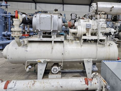 Used Mycom 200vsd Screw Compressor Nh3 Unit Hos Bv
