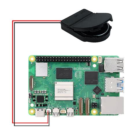 กล่องแบตเตอรี่นาฬิกาเรียลไทม์ สําหรับ raspberry pi 5 rtc rpi 5 pi5