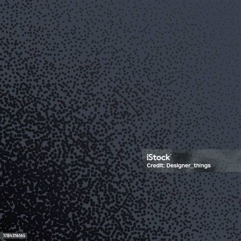 Dotwork 노이즈 그라데이션 벡터 배경입니다 블랙 노이즈 스티플 도트 모래 입자 효과 추상 그런지 스프레이 배너 가능성에 대한 스톡 벡터 아트 및 기타 이미지 Istock