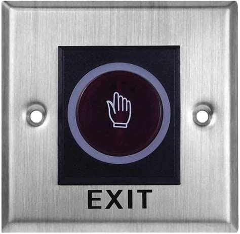Exit Button Touchless