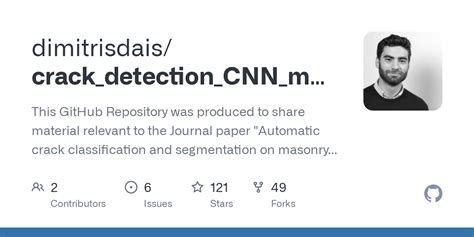 GitHub Dimitrisdais Crack Detection CNN Masonry This GitHub Repository Was Produced To Share
