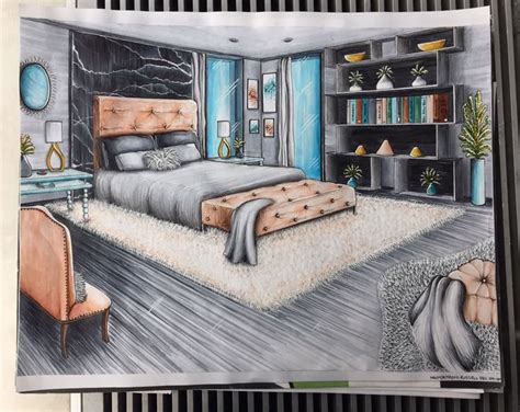Bedroom Interior Design Renderings Interior Design Sketchbook