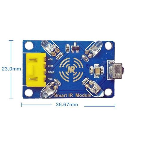 arduino raspberry pi infrared remote control iot smart ir module er wis00975m