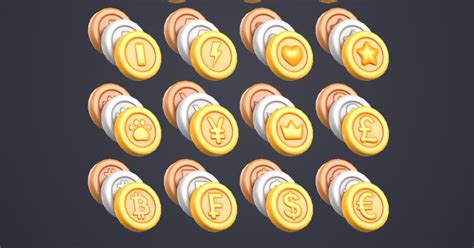 Coin Pack 3d Props Unity Asset Store