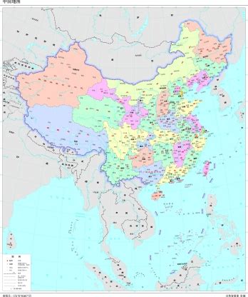 最新中国地图高清版 标准地图 免费下载 地图库