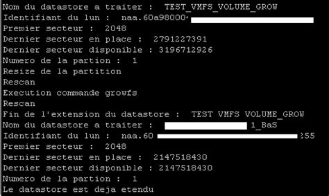 Script Grow VMFS Datastores In Command Line VThink Fr