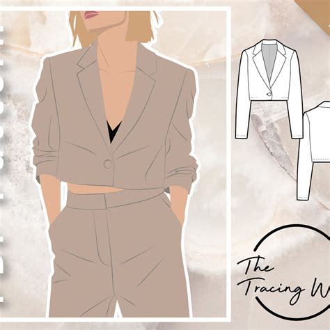 Crop Jacket Pattern Etsy