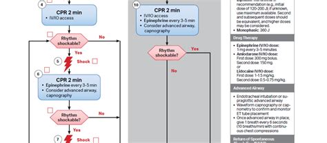 Adult Cardiac Arrest Acls Algorithm Complete Guide For Emergency Physicians Com Bos