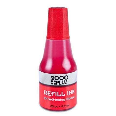 Cosco Self Inking Stamp Pad Refill Ink Red Ink 1 Each Egyptian Workspace Partners