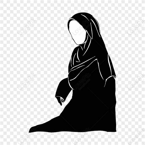 긴 머리 일러스트 여성 프로필 절반 길이 실루엣통통한측면 Png 일러스트 무료 다운로드 Lovepik