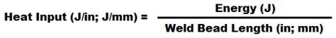 The Welding Heat Input Has An Important Effect On The Weldment S Properties