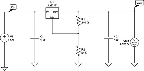 Does The LM317 Voltage Regulator Have A Minimum Current Output Of 1 5 A Electrical