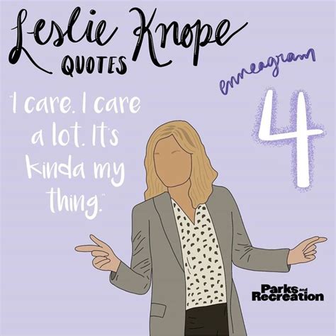 Leslie Knope Quote Enneagram Type 4 Enneagram Enneagram 4