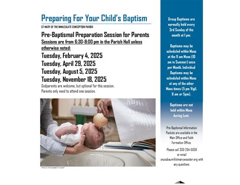 Baptismal Preparation