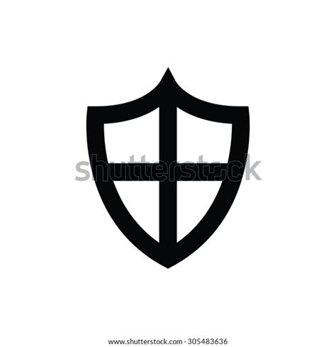 Security Shield Vector Icon Stock Vector Royalty Free 305483636