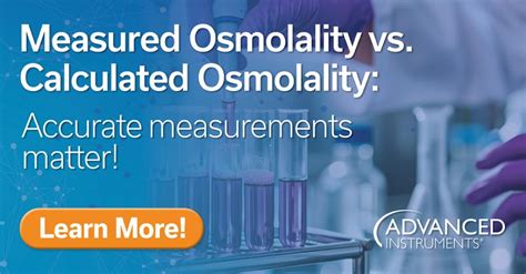 Why Measured Osmolality Is Better For Bioprocessing Advanced Instruments Llc Posted On The