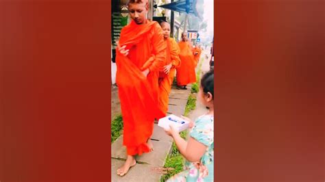 පින්වත් සැදැහැති පිරිසක් විසින් සිදු කළ උතුම් පිණ්ඩපාත චාරිකා දානය 🙏🙏🙏 Youtube