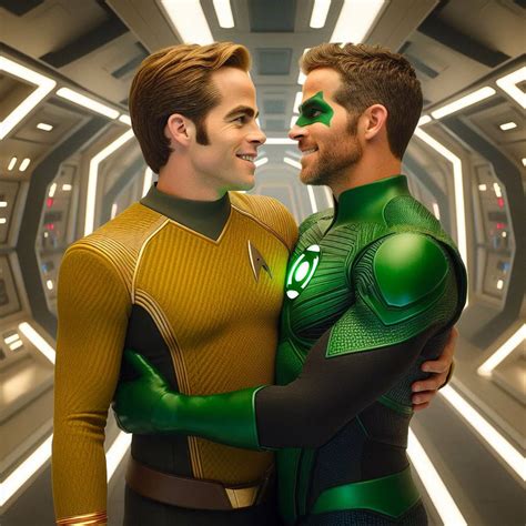 James T Kirk And Green Lantern Hal Jordan 1 By Meltevans On Deviantart