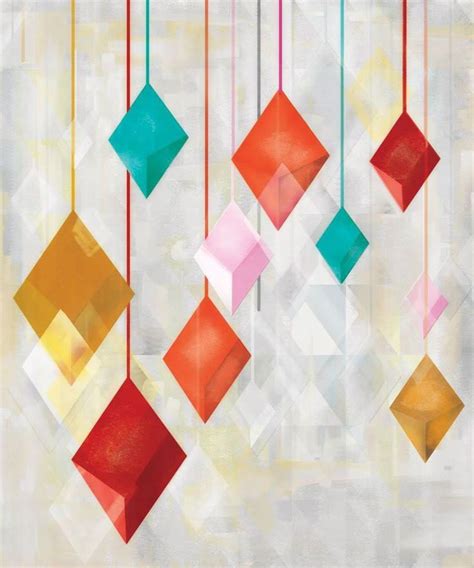 Colorful Geometric Shapes Pattern Design