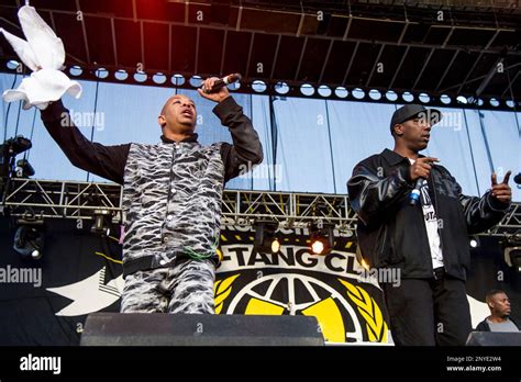 Inspectah Deck And U God Of The Wu Tang Clan Perform During Riot Fest On Sept 13 2014 In