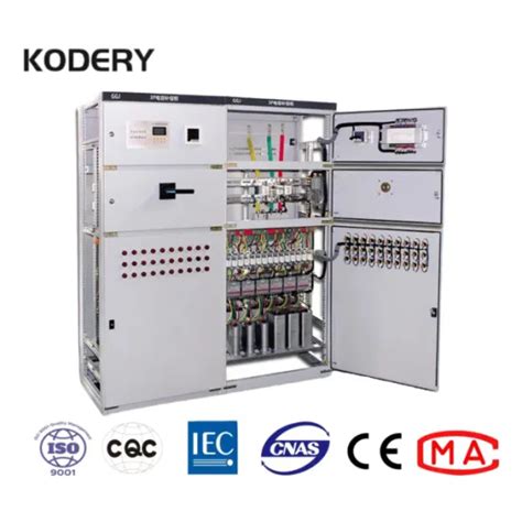 400v Power Factor Correction Ggj Power Capacitor Bank Lv Capacitors Cabinet Switchgear