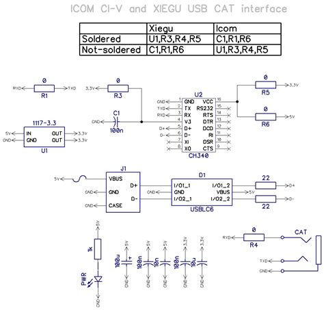 Cat Interface For Icoms And Xiegu Ra0sms Shop