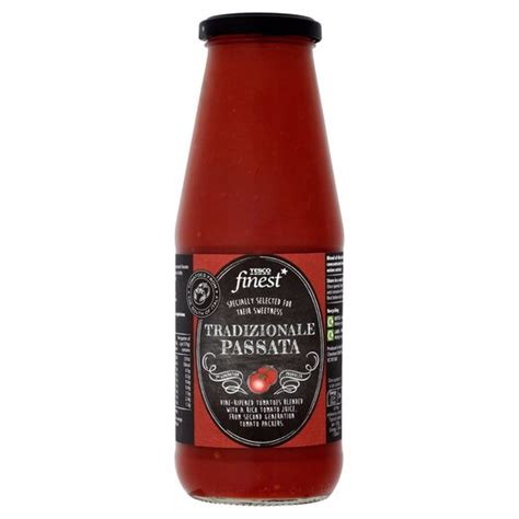 Tesco Finest Traditional Passata 680g Tesco Groceries
