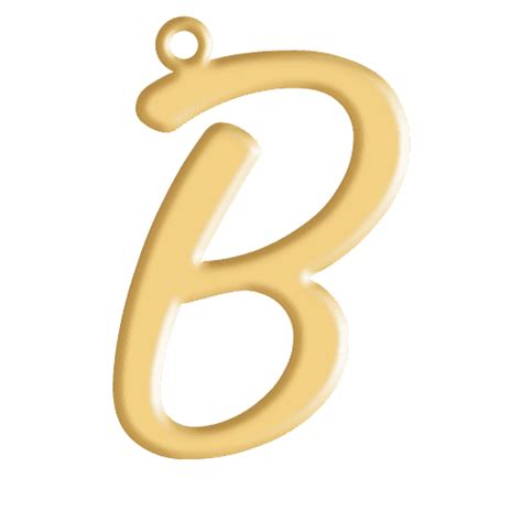 Cursive Initial Earring