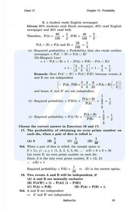 Ncert Solutions For Class 12 Maths Chapter 13 Exercise 13 2 Mathongo