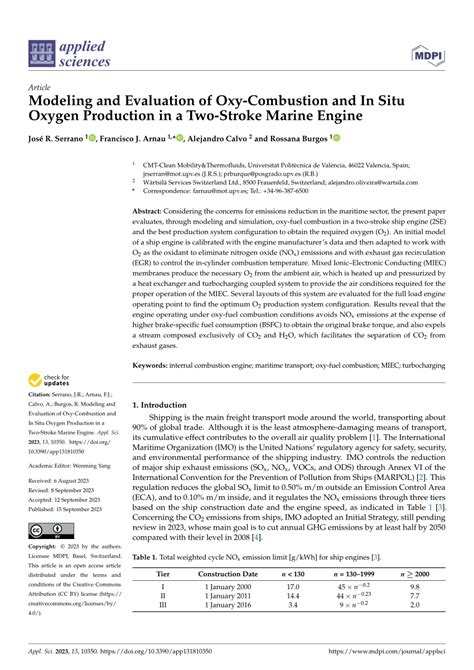 Pdf Modeling And Evaluation Of Oxy Combustion And In Situ Oxygen