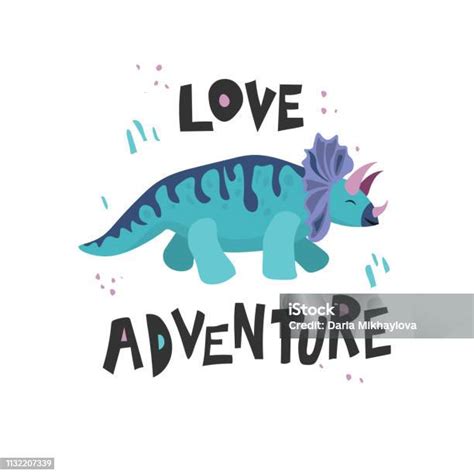 귀여운 공룡 손 레터링 사랑 모험으로 그려진 스케치 파충류 아이 게임 책 티셔츠 배너 카드 로고에 대 한 고립 된 만화 그림 T