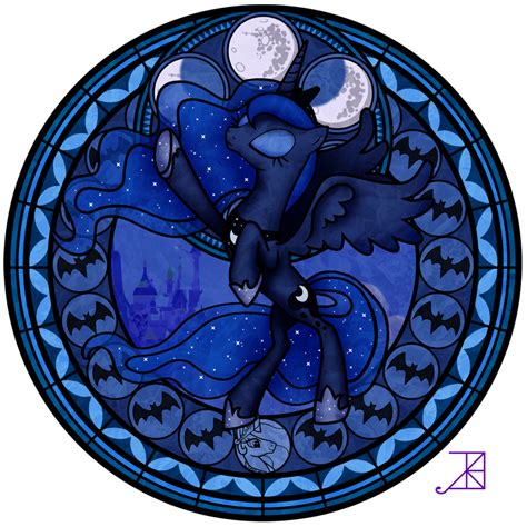 Stained Glass Princess Luna S Px By Akili Amethyst On Deviantart